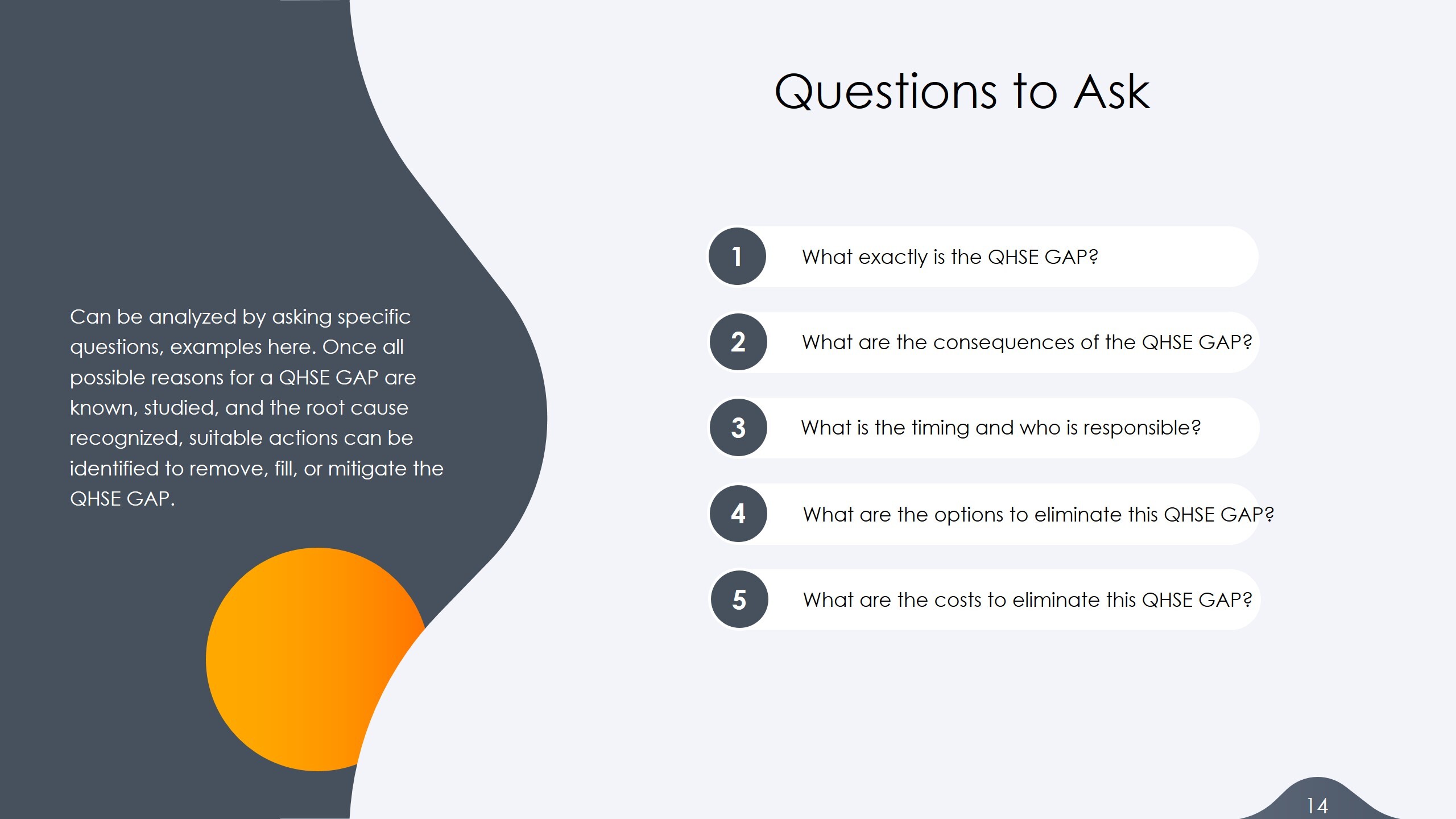 QHSE Gap Analysis Template - Eloquens