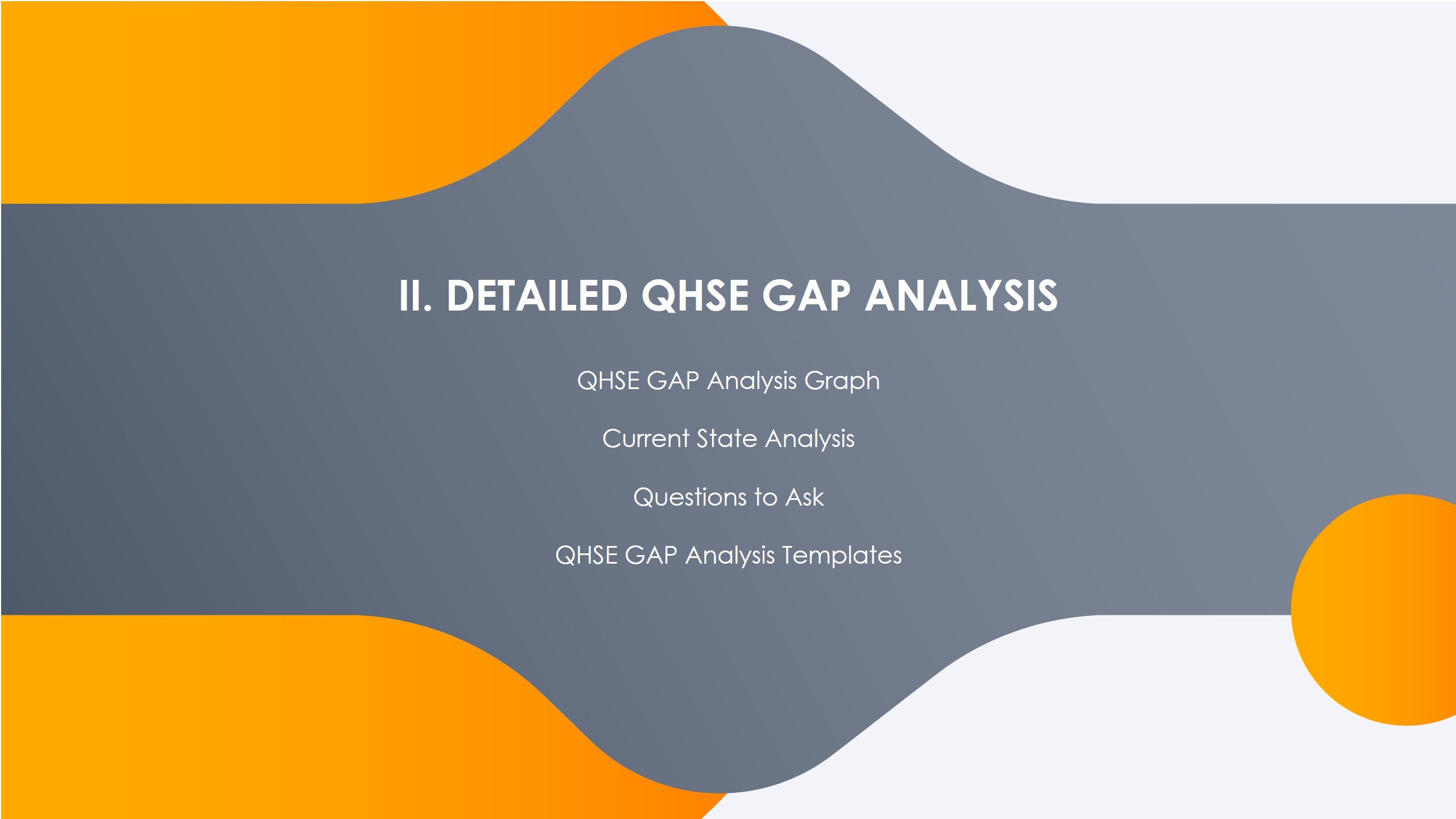 QHSE Gap Analysis Template - Eloquens