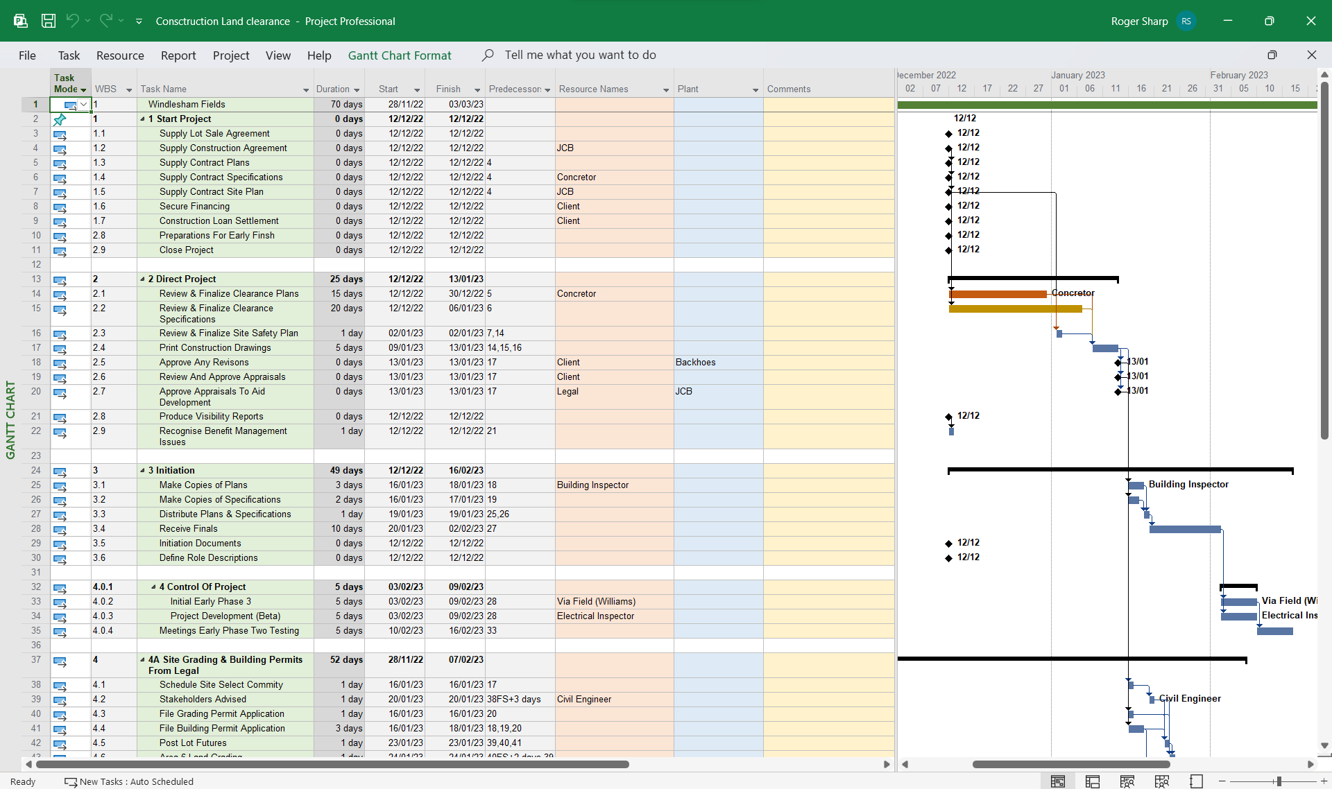 Project Management Templates, Construction Templates, Construction ...