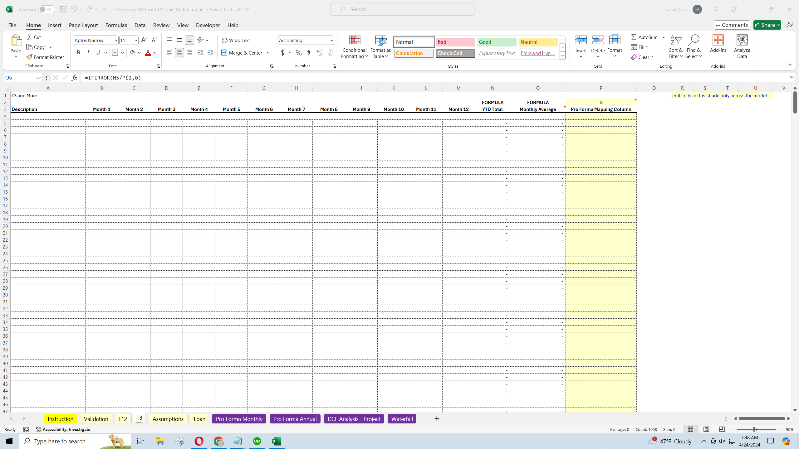 T12 Business Acquisition Template - Eloquens