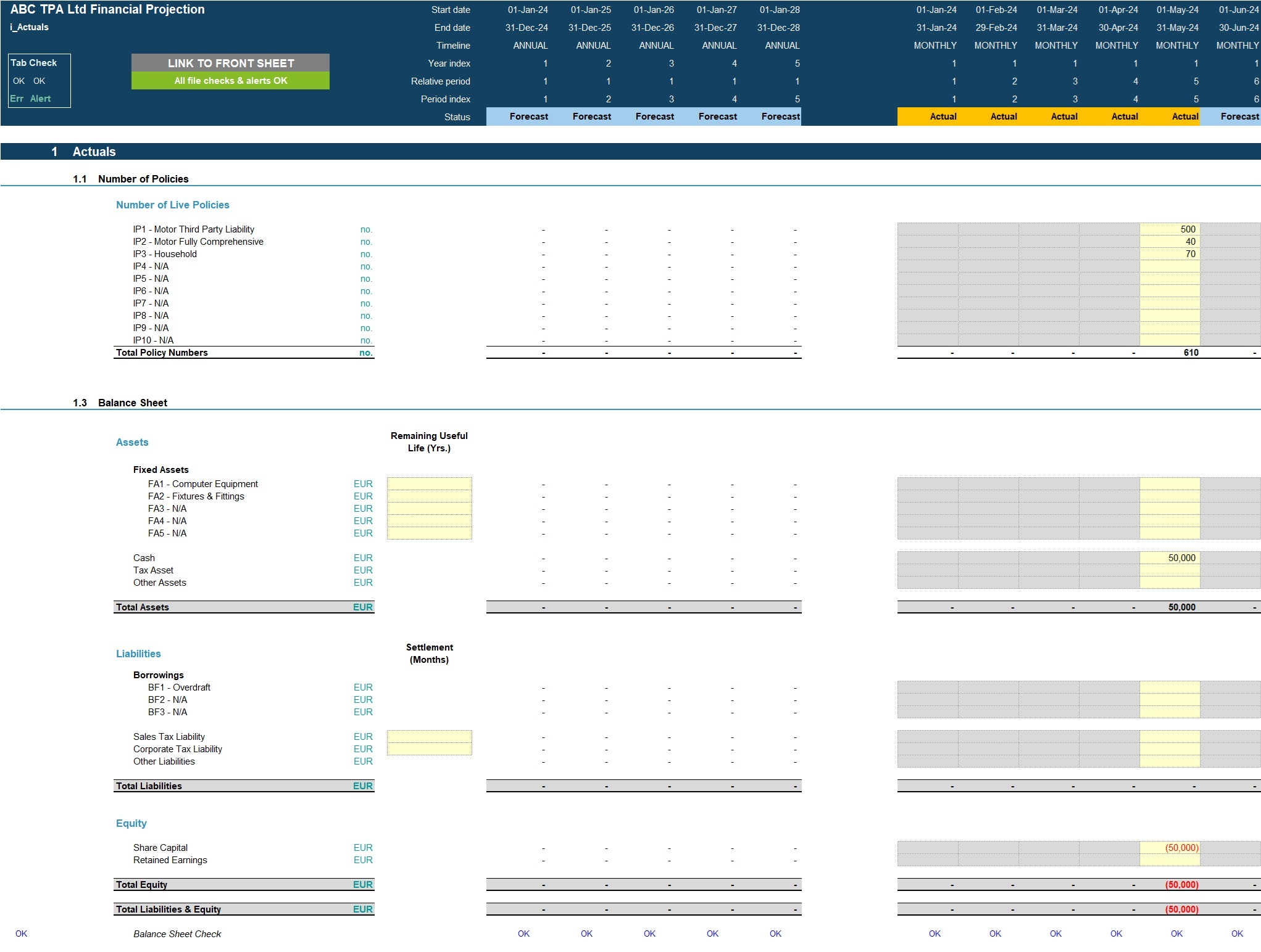 Insurance Third-Party Administrator (TPA) 5-Year 3 Statement Financial ...
