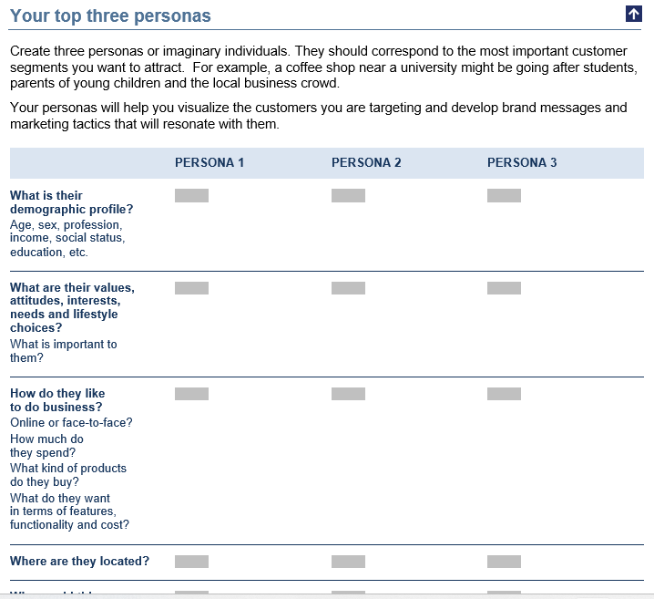 Marketing Plan Template and Worksheet - Eloquens