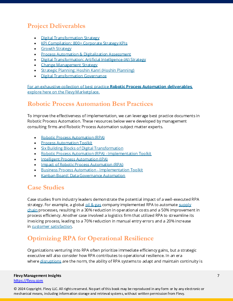 50 Case Studies on Robotic Process Automation (RPA) - Eloquens
