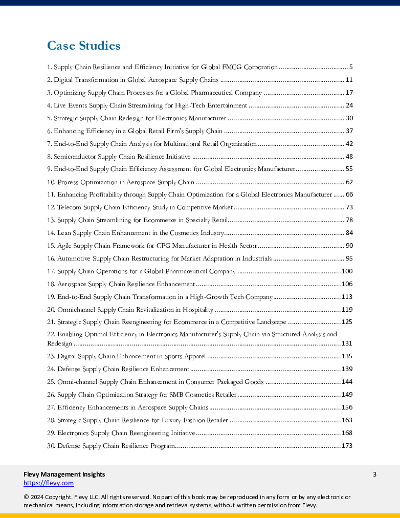 50 Case Studies on Supply Chain Management (SCM) - Eloquens