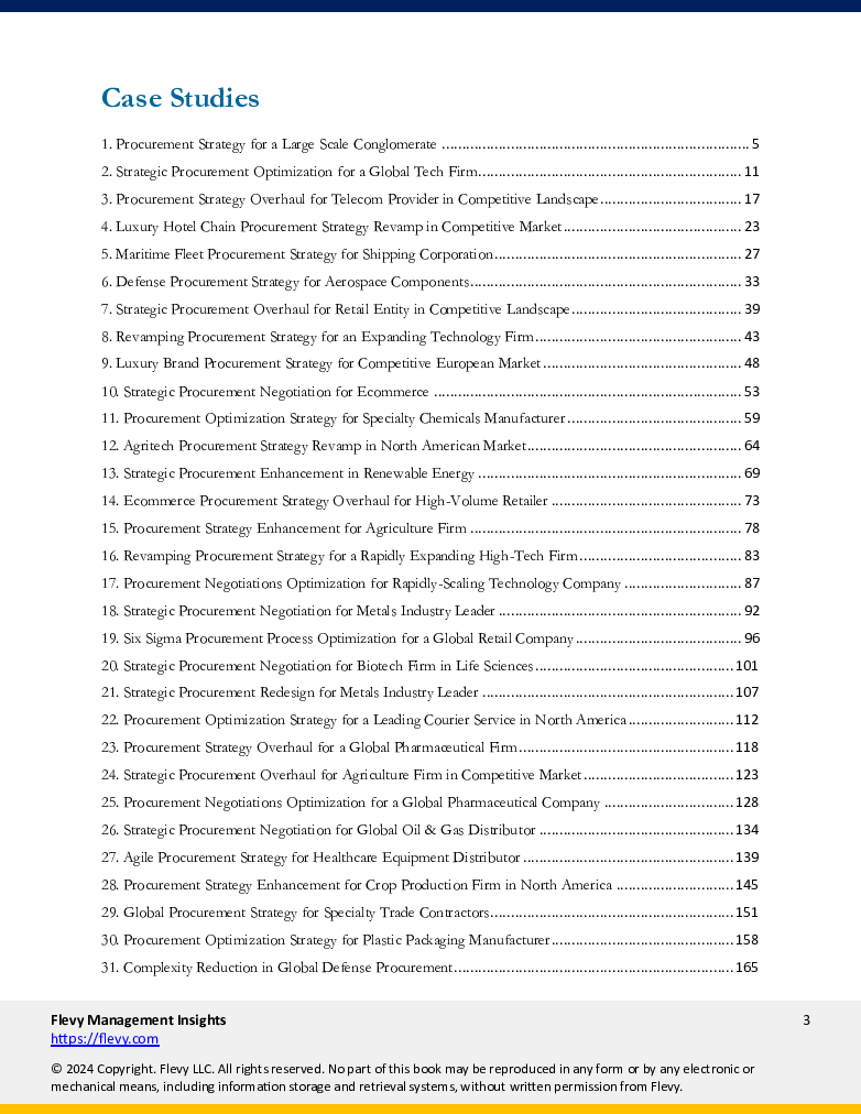 50 Case Studies on Procurement - Eloquens