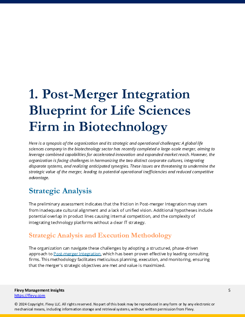 50 Case Studies on Post-Merger Integration (PMI) - Eloquens