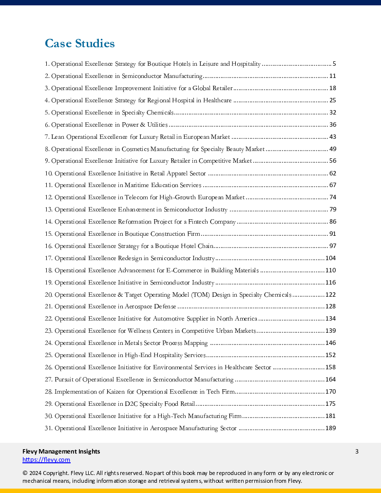 50 Operational Excellence Case Studies - Eloquens