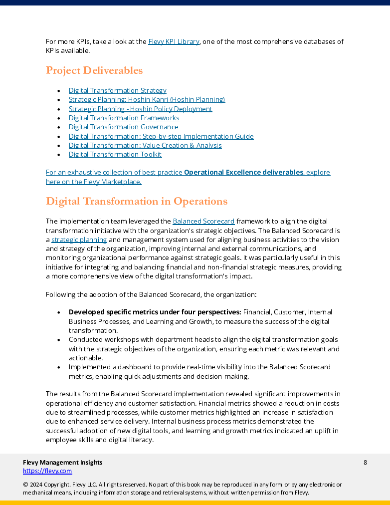 50 Operational Excellence Case Studies - Eloquens