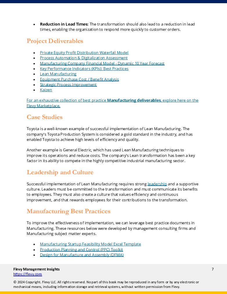 50 Lean Manufacturing Case Studies - Eloquens