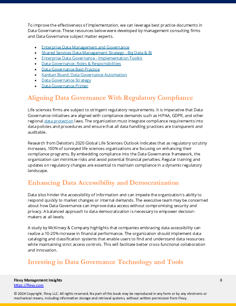 50 Data Governance & Data Management Case Studies - Eloquens