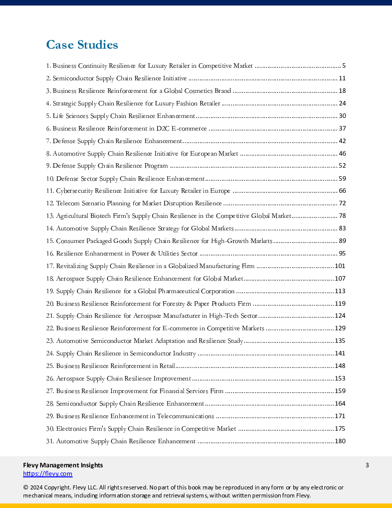 50 Business Resilience Case Studies - Eloquens