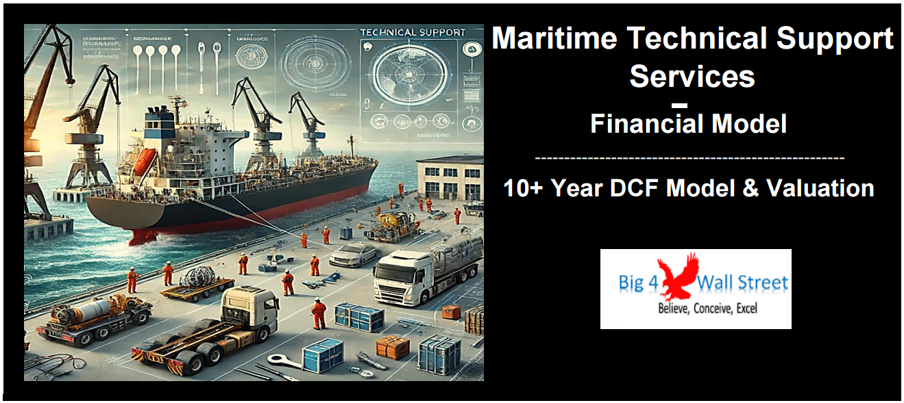 Maritime Technical Support Services Financial Model (10+ Yrs. DCF and ...