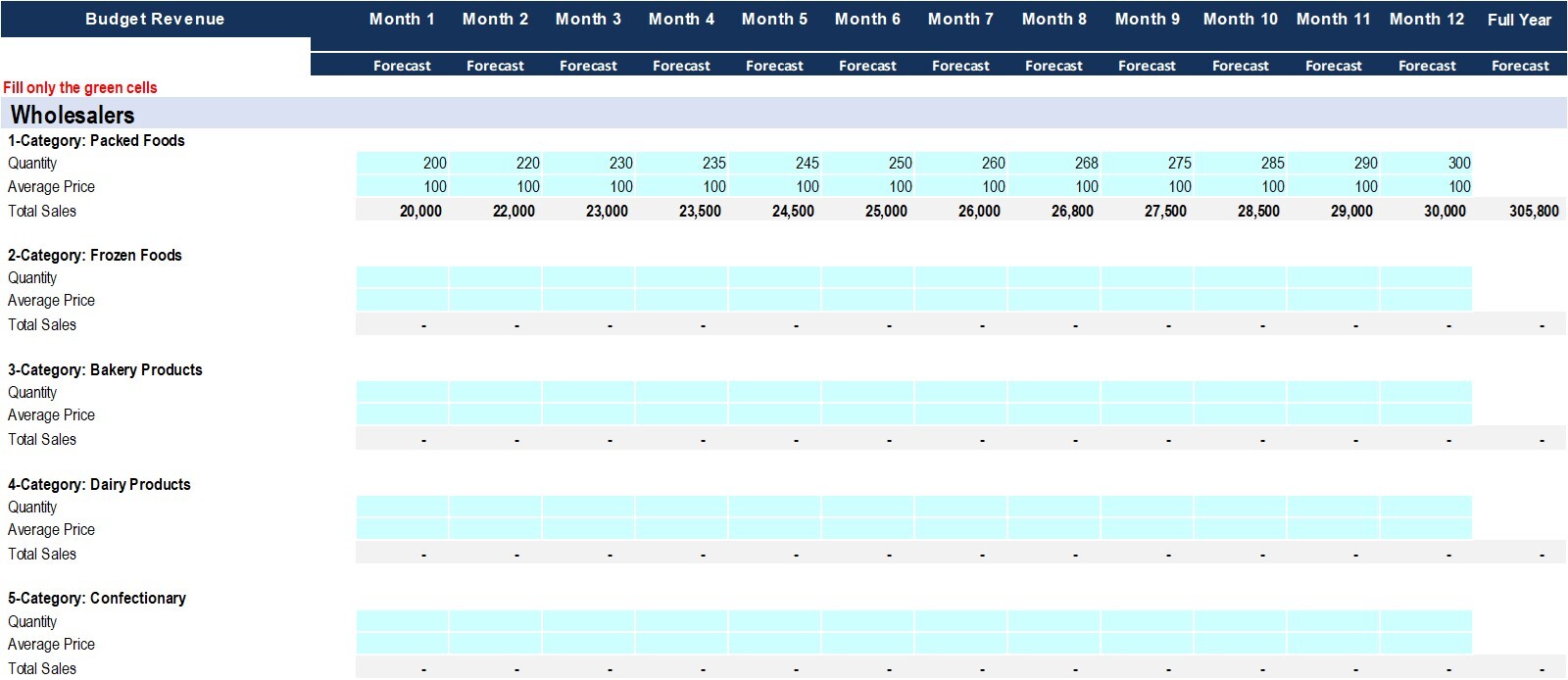 FMCG Distribution Financial Model Bundle - Eloquens