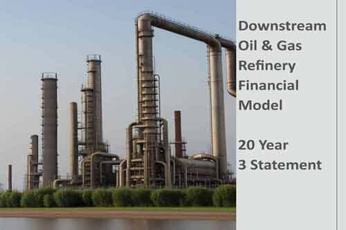 Downstream Oil and Gas Refinery Financial Model (Oil & Gas Cost Models ...