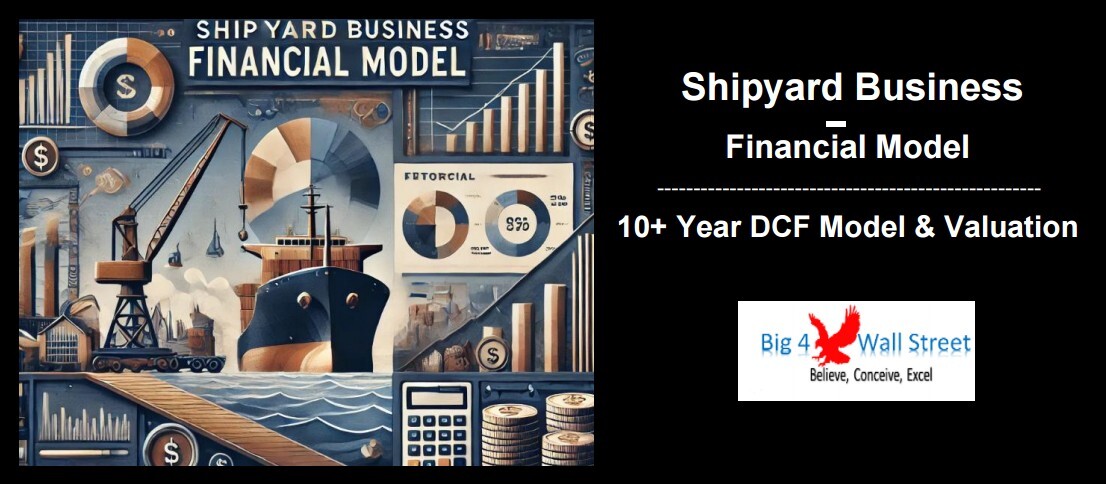 Shipyard Business Financial Model (10+ Yrs. DCF and Valuation) - Eloquens