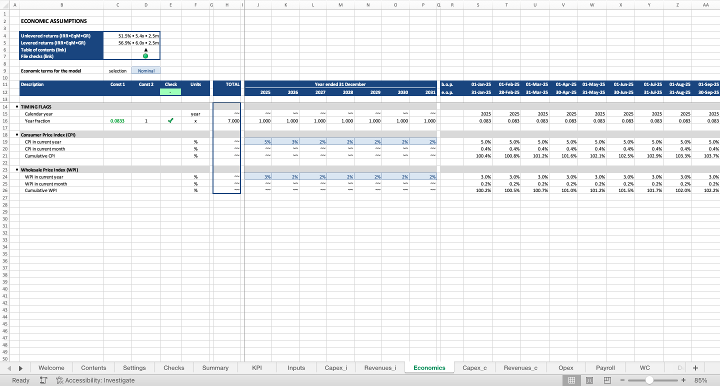 Fitness Center Financial Model - Eloquens