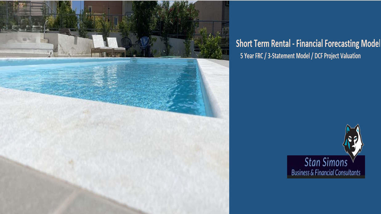 Short Term Rental – Financial Forecasting Model: 5 Year FRC / 3 ...