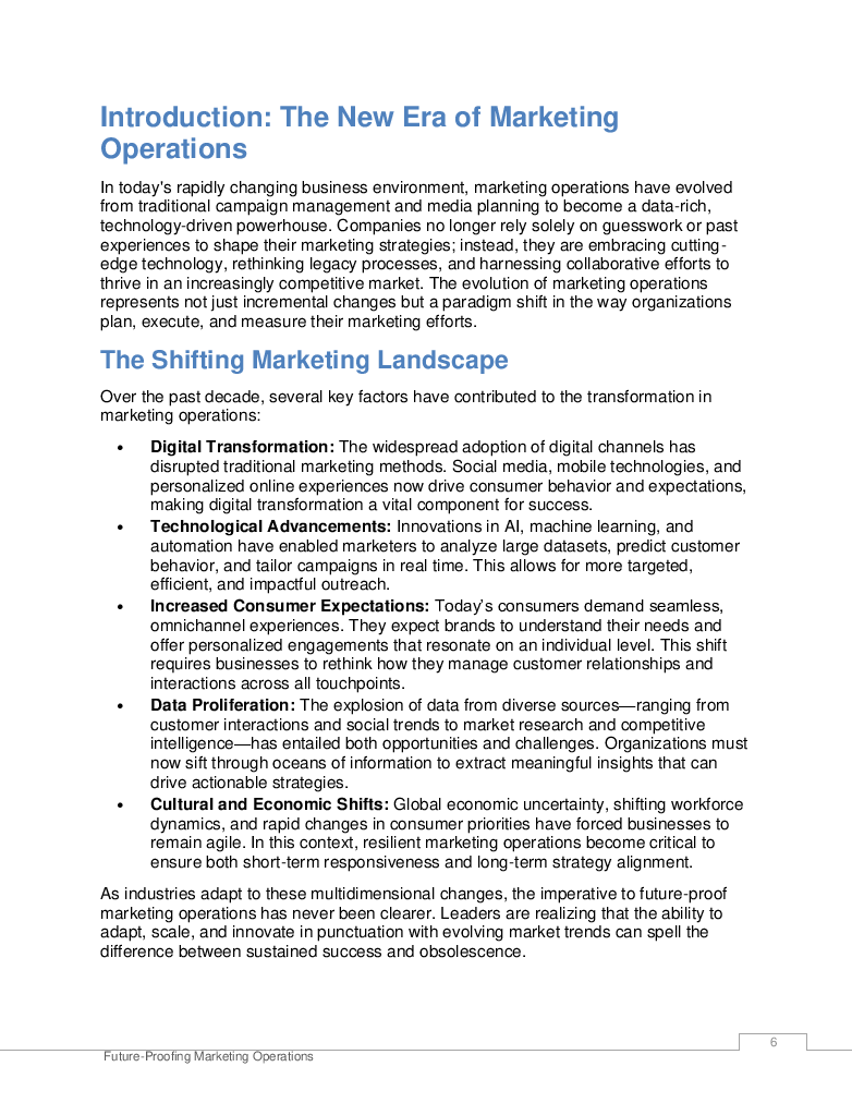 FUTURE-PROOFING MARKETING OPERATIONS in 2025 - Eloquens