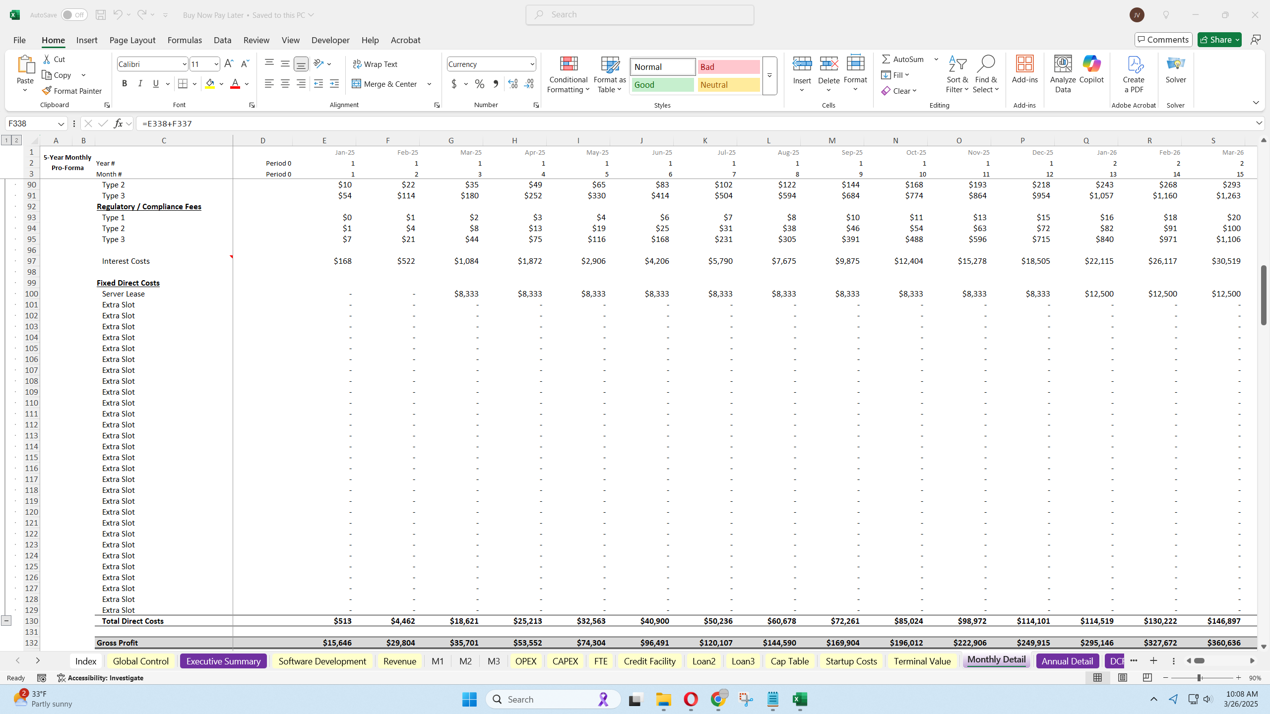Buy Now, Pay Later (BNPL) Excel Financial Model Template for Startups ...