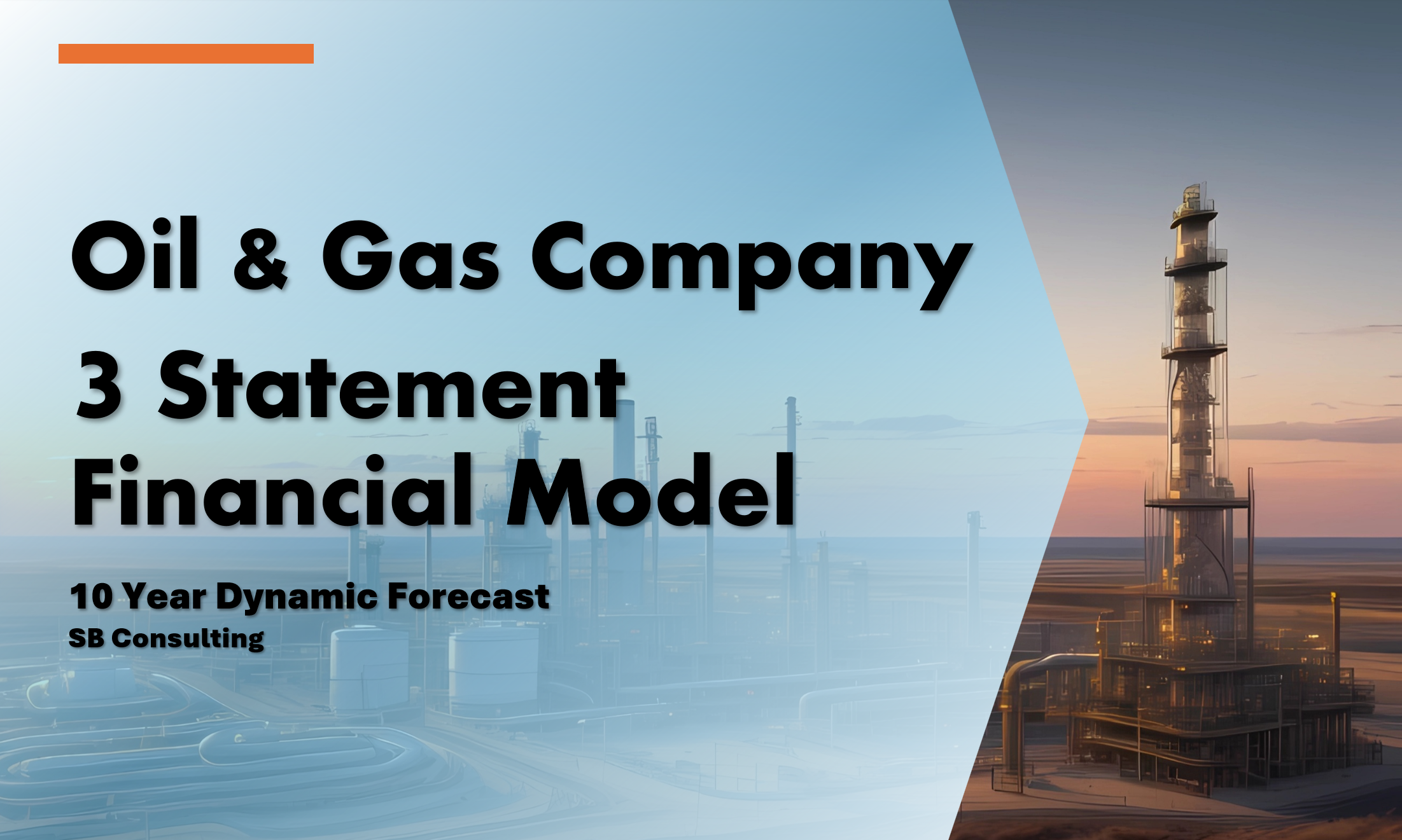 Oil & Gas Company 3 Statement Financial Model - Eloquens