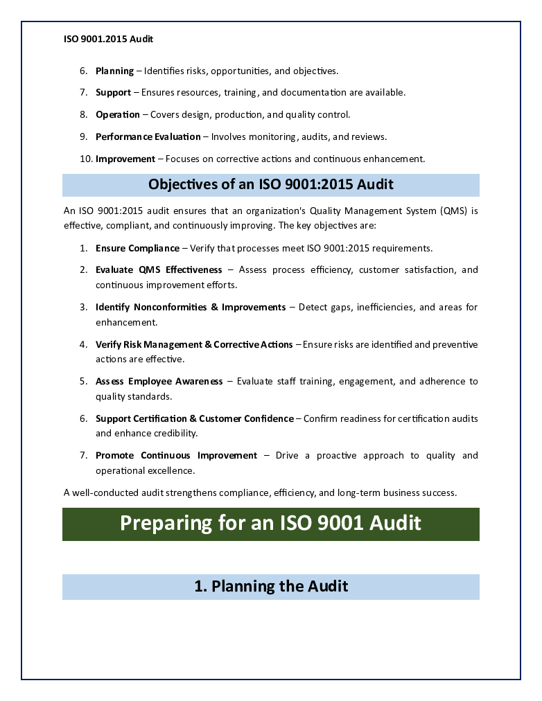 QMS - ISO 9001:2015 - Eloquens