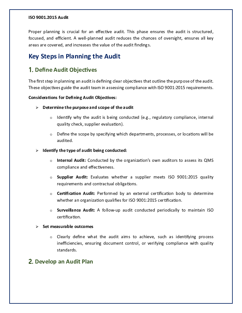 QMS - ISO 9001:2015 - Eloquens