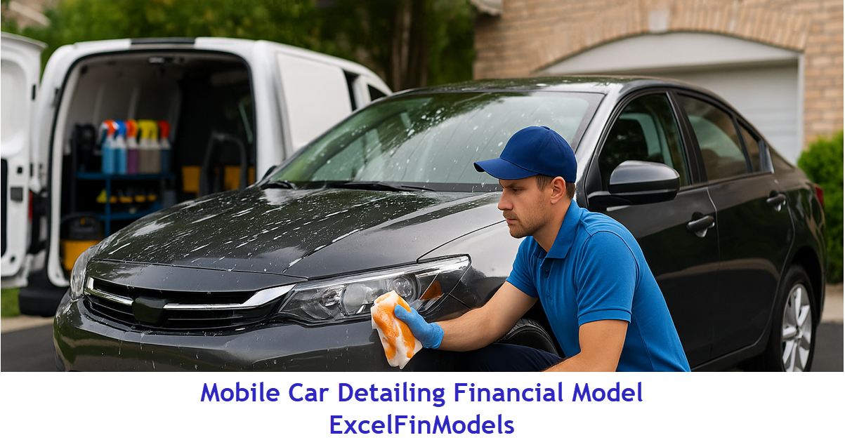 Mobile Car Detailing Financial Forecast Model - Eloquens