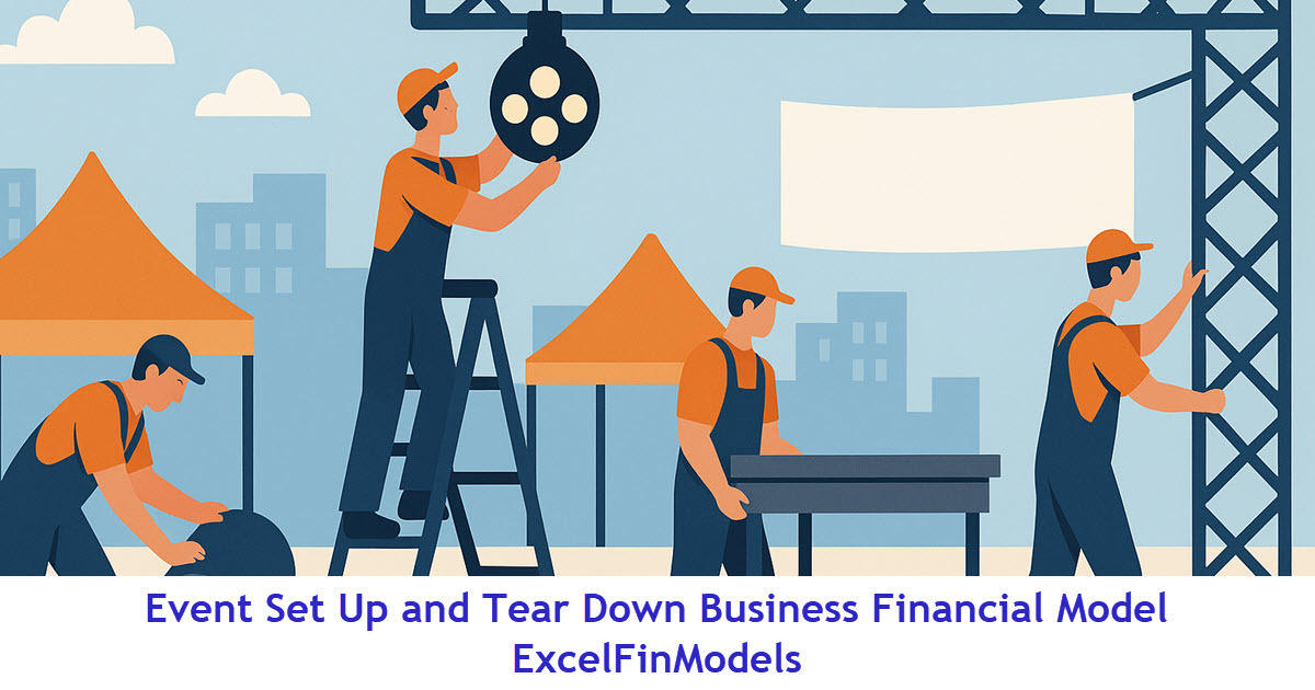 Event Setup and Teardown Business Financial Model - Eloquens
