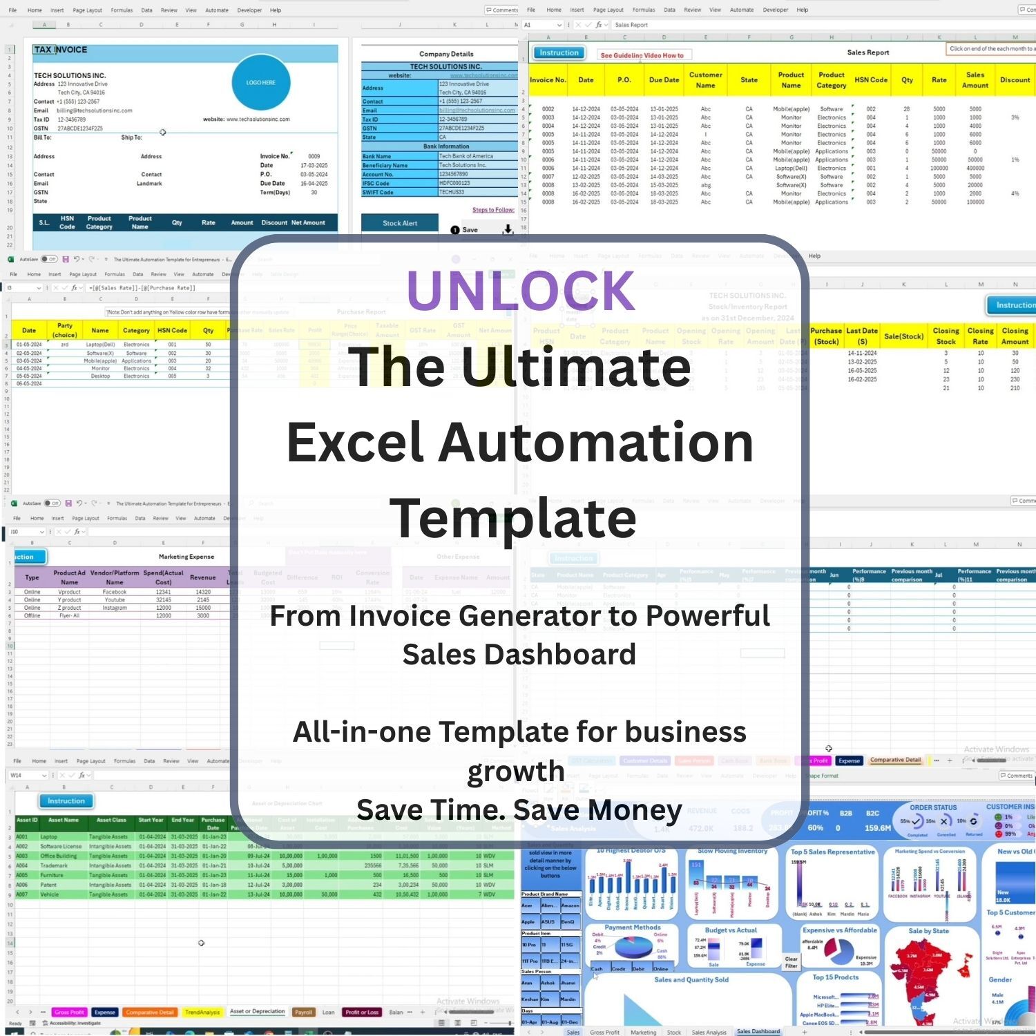 The Ultimate Business Excel Automation Template - Eloquens