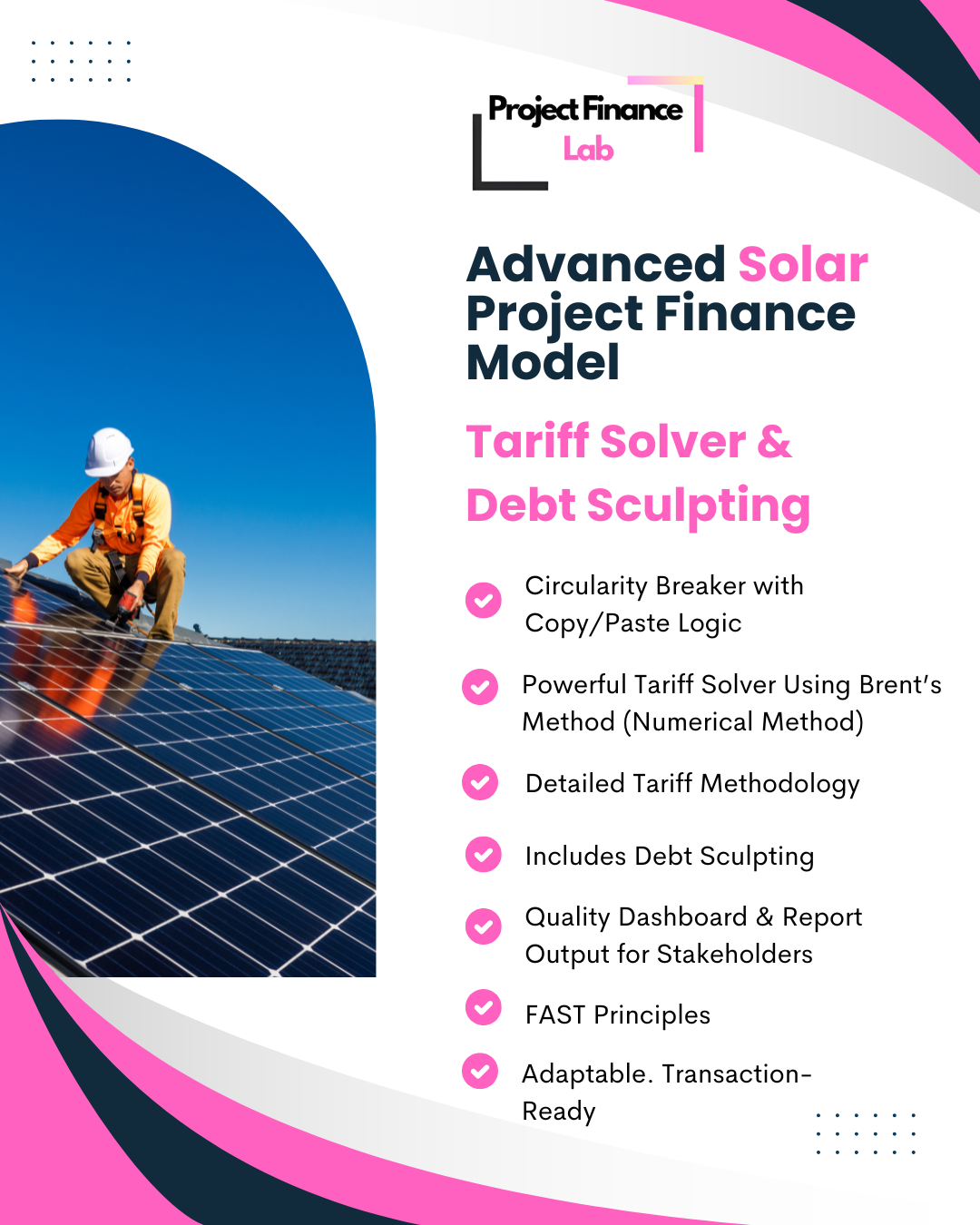 Advanced Solar Project Finance Model (PDF Overview) - Eloquens