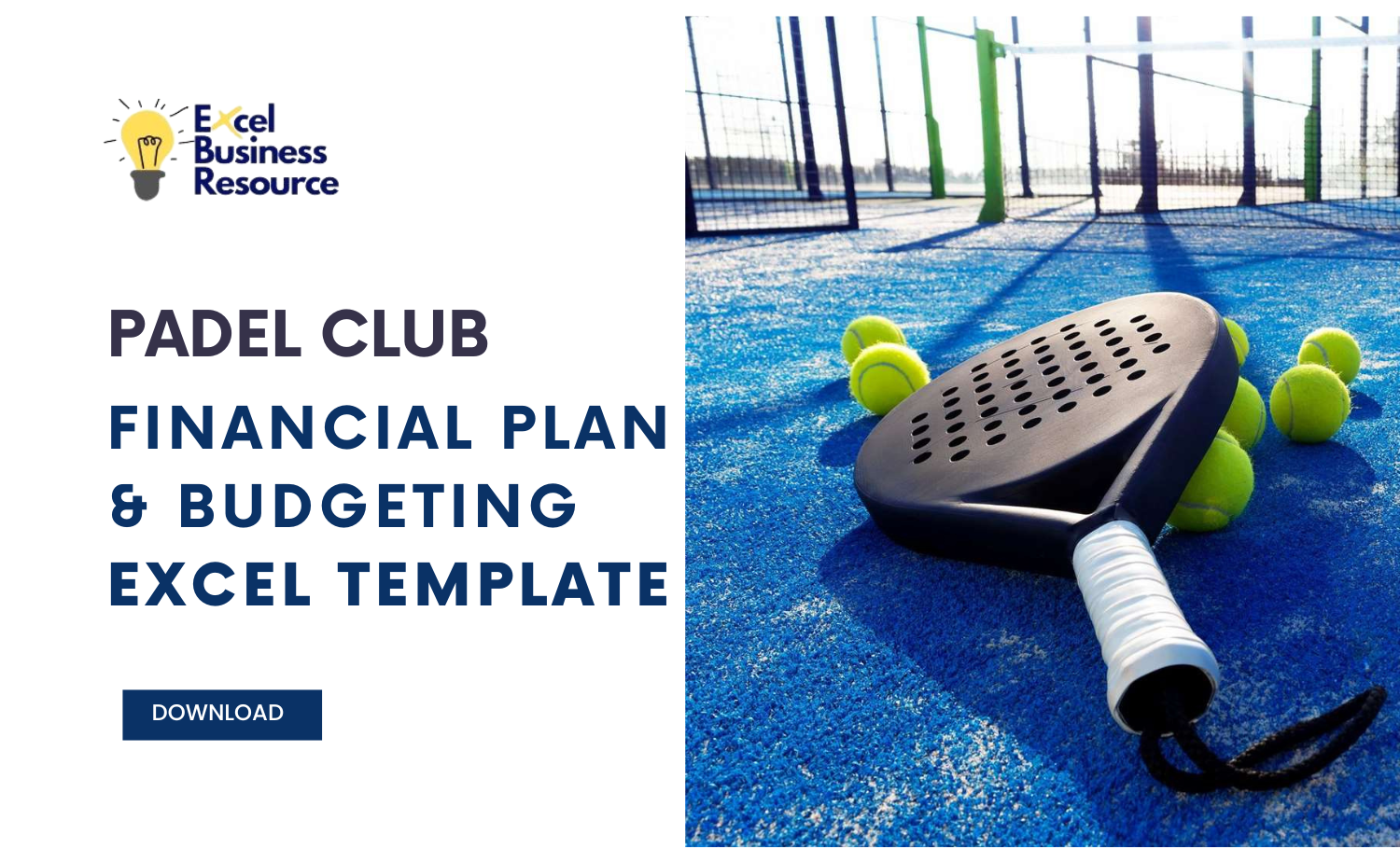 Padel Club Financial Model (5- Year) Template - Eloquens