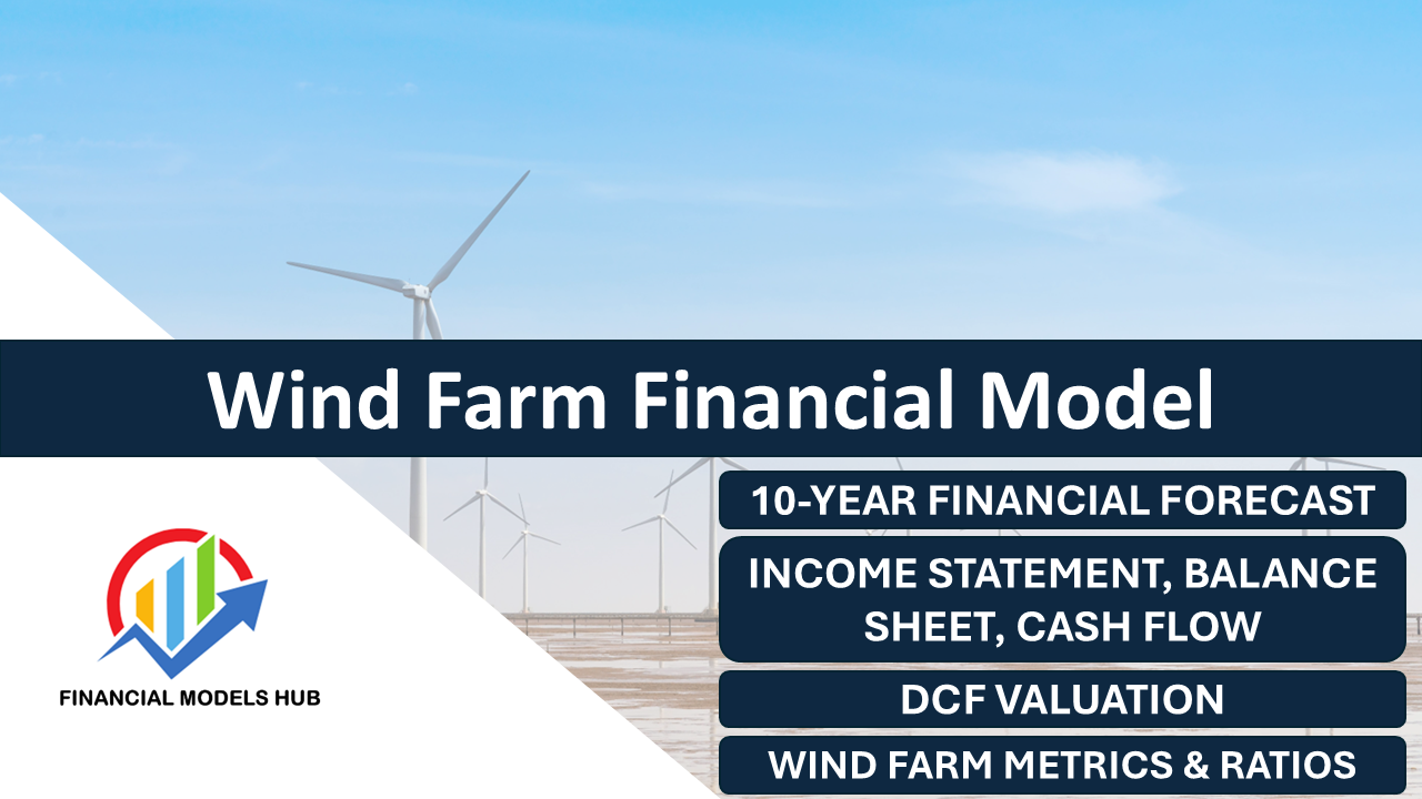 Wind Farm Financial Model (10 Year Financial Forecast) - Eloquens