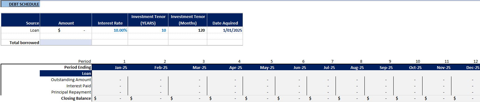 Manufacturing Company Financial Model (10 Year Financial Forecast ...