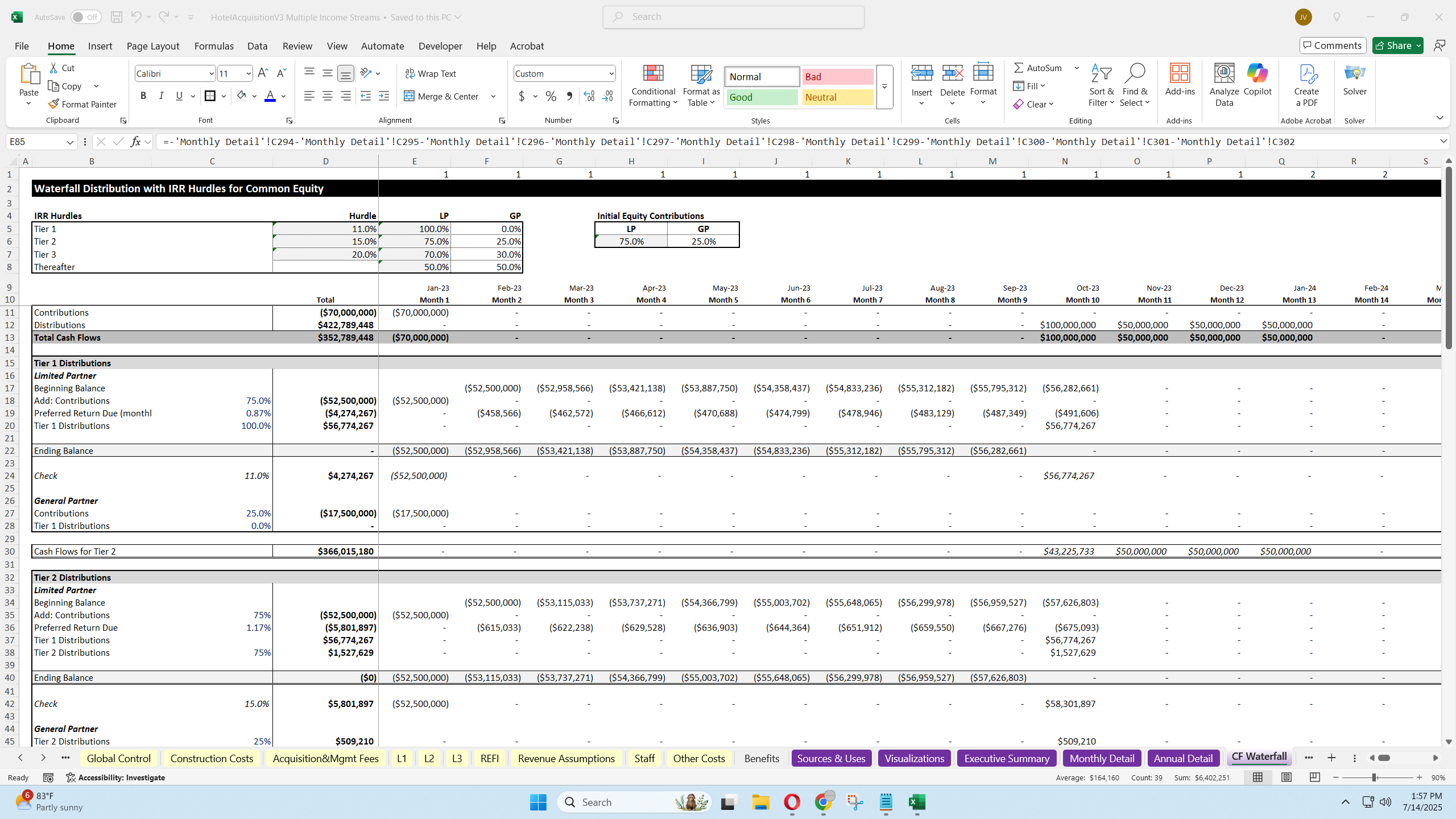 Hotel Deal Analysis Template (Advanced) - Eloquens