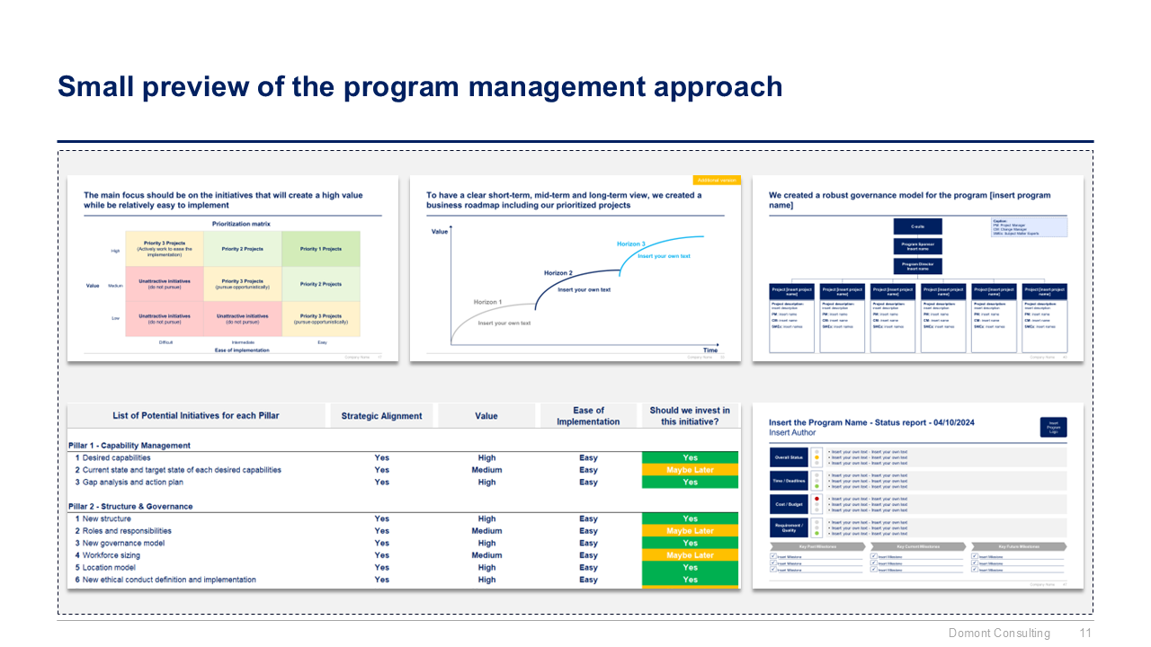 Program Management Toolkit