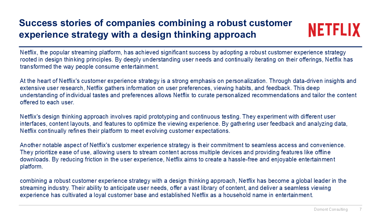 Customer Experience Strategy & Design Thinking Toolkit - Eloquens