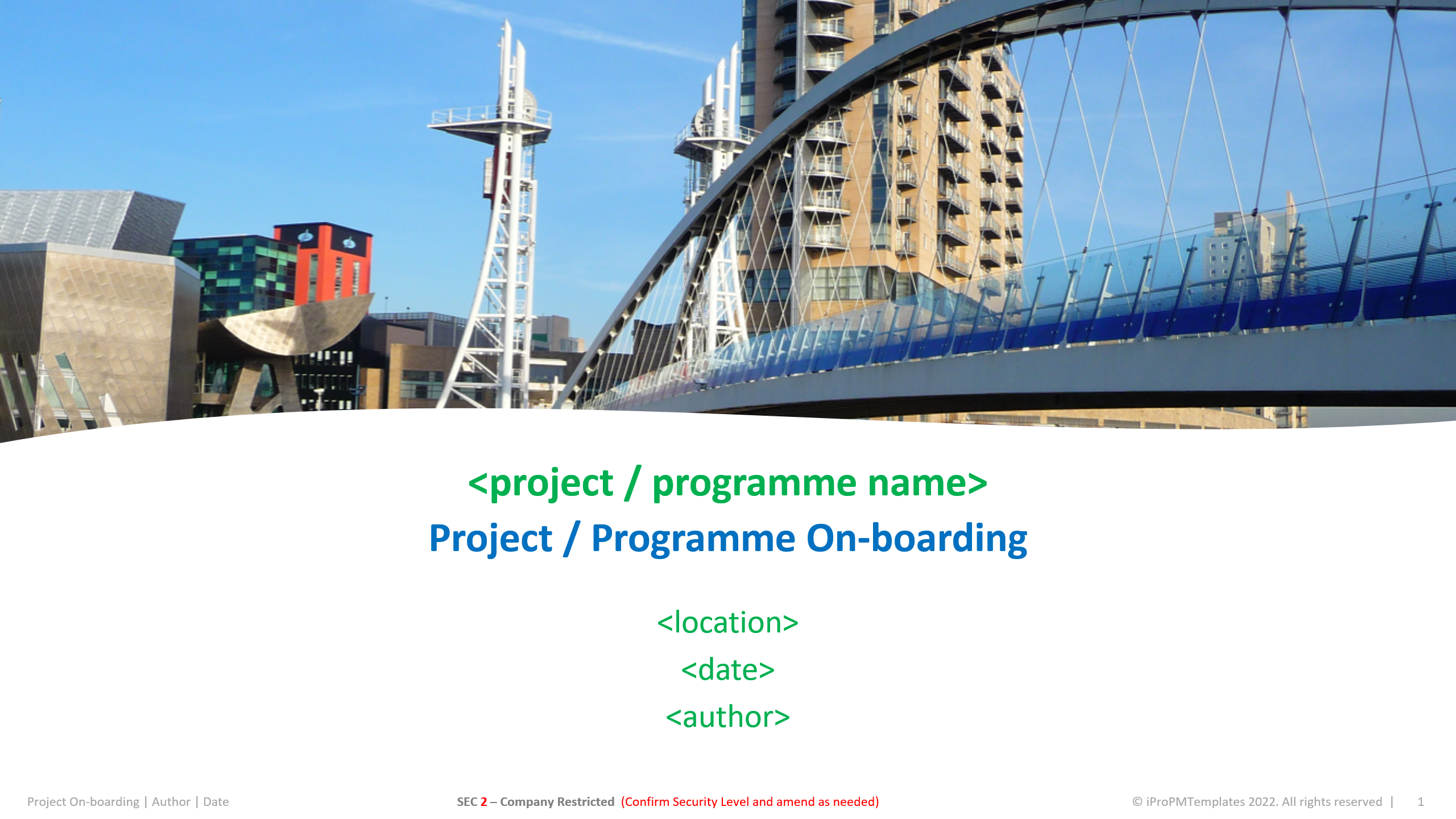 Project Programme Team Onboarding Kit Microsoft PowerPoint Editable ...
