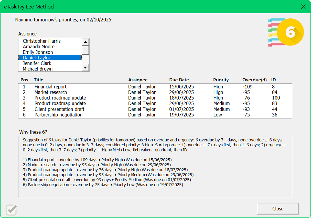 eTask – Excel Task Manager & Team Planner Template (Full Edition ...