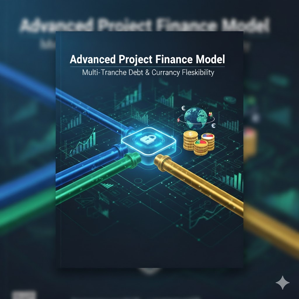 Project Finance Model - Debt & Scenario & Ratios & Timeline - Eloquens