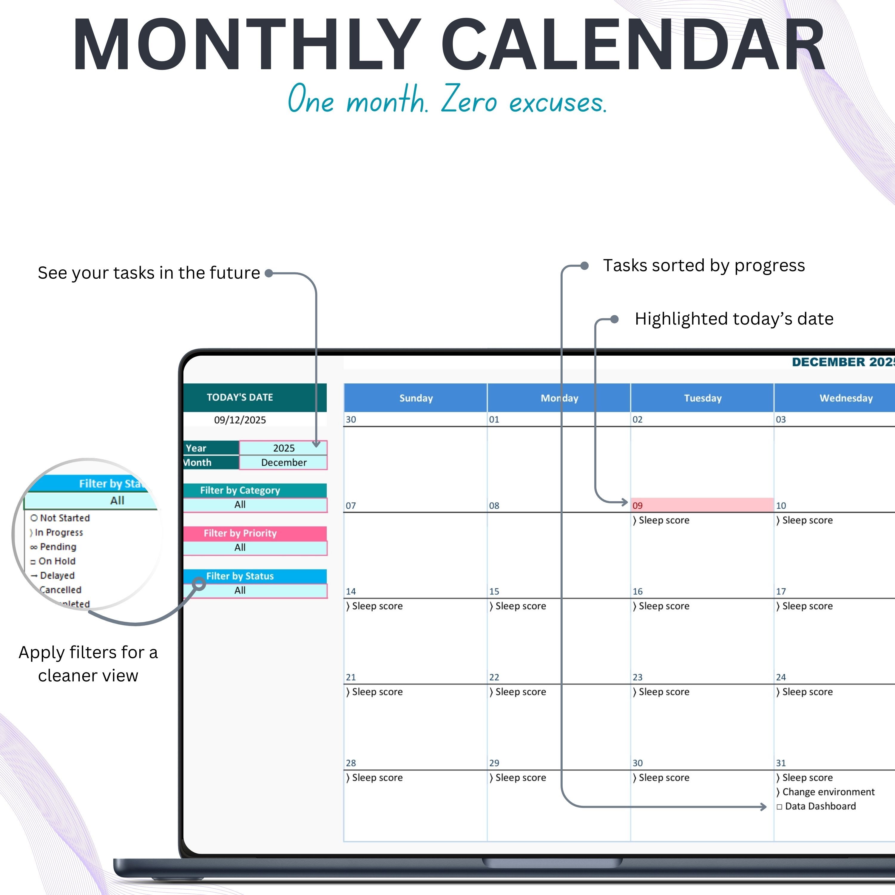 Goal Planner with Shohei Ohtani Mandala Chart (Dark Mode Available ...