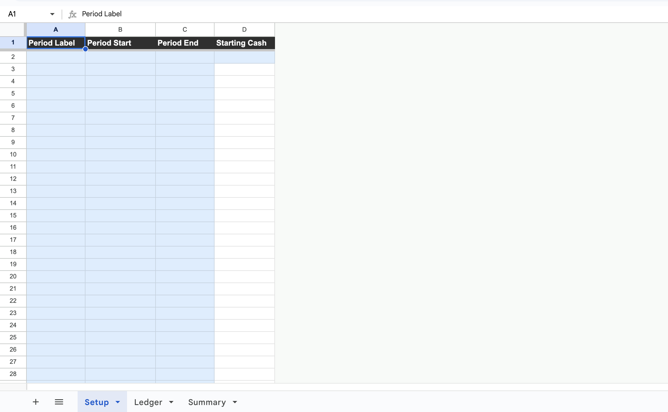 Agency Project Cash Flow Timeline - Eloquens