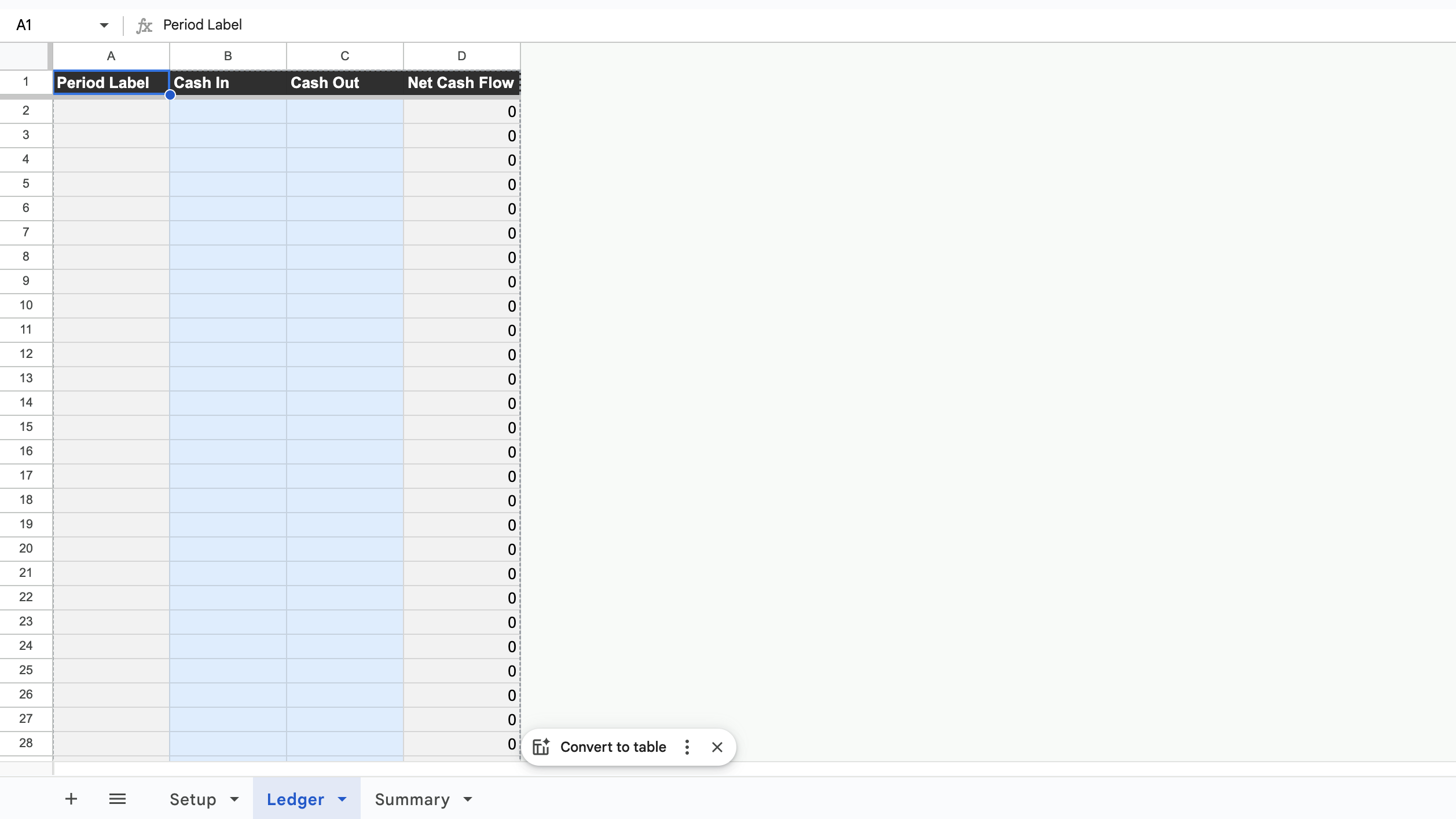 Agency Project Cash Flow Timeline - Eloquens