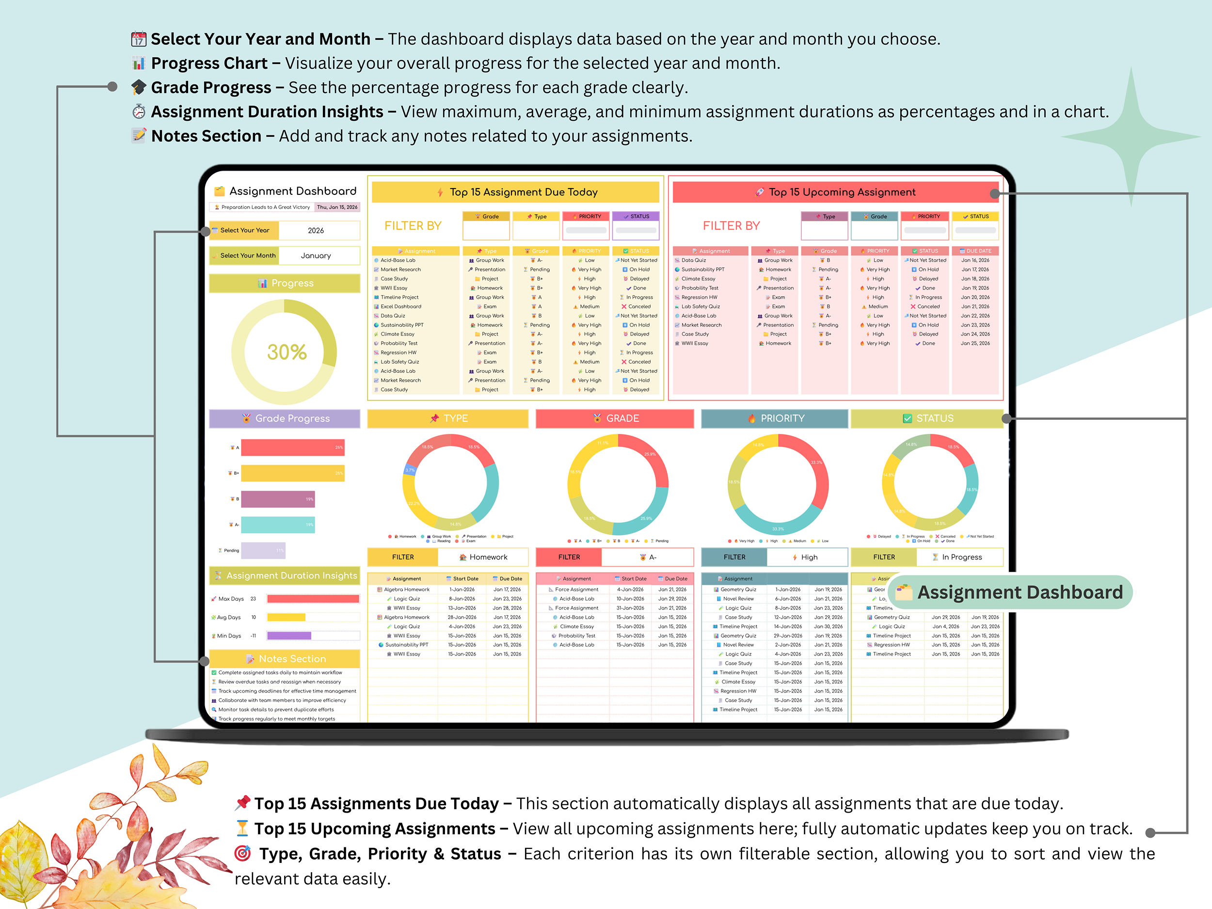Assignment Tracker - Eloquens
