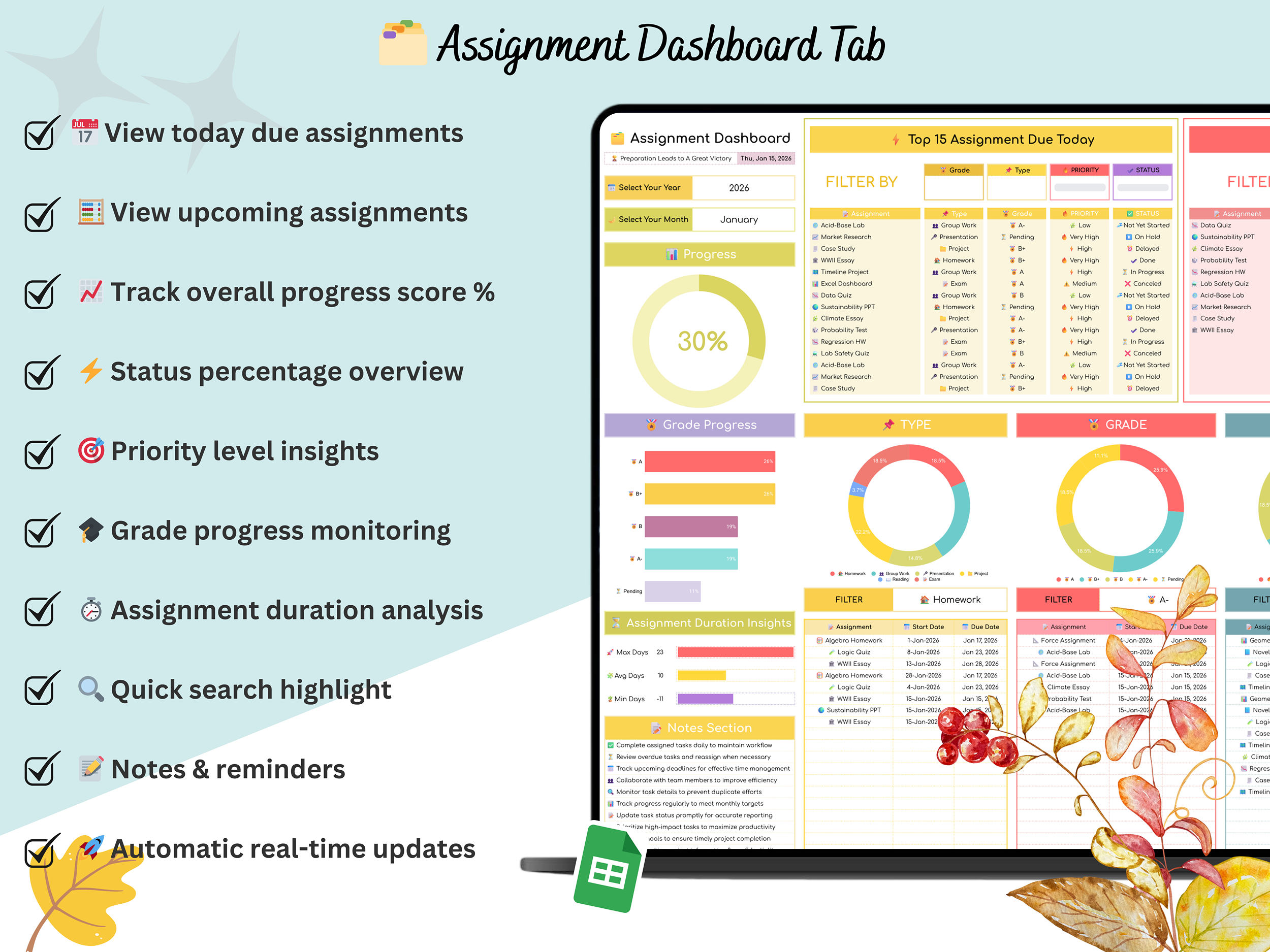 Assignment Tracker - Eloquens