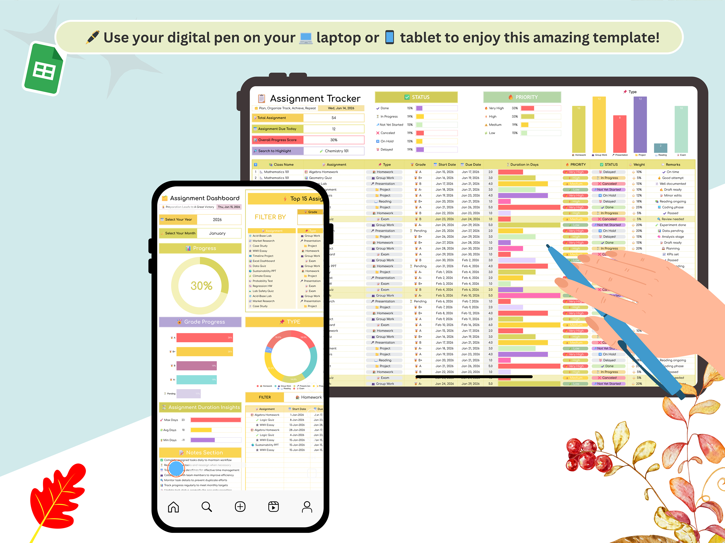 Assignment Tracker - Eloquens