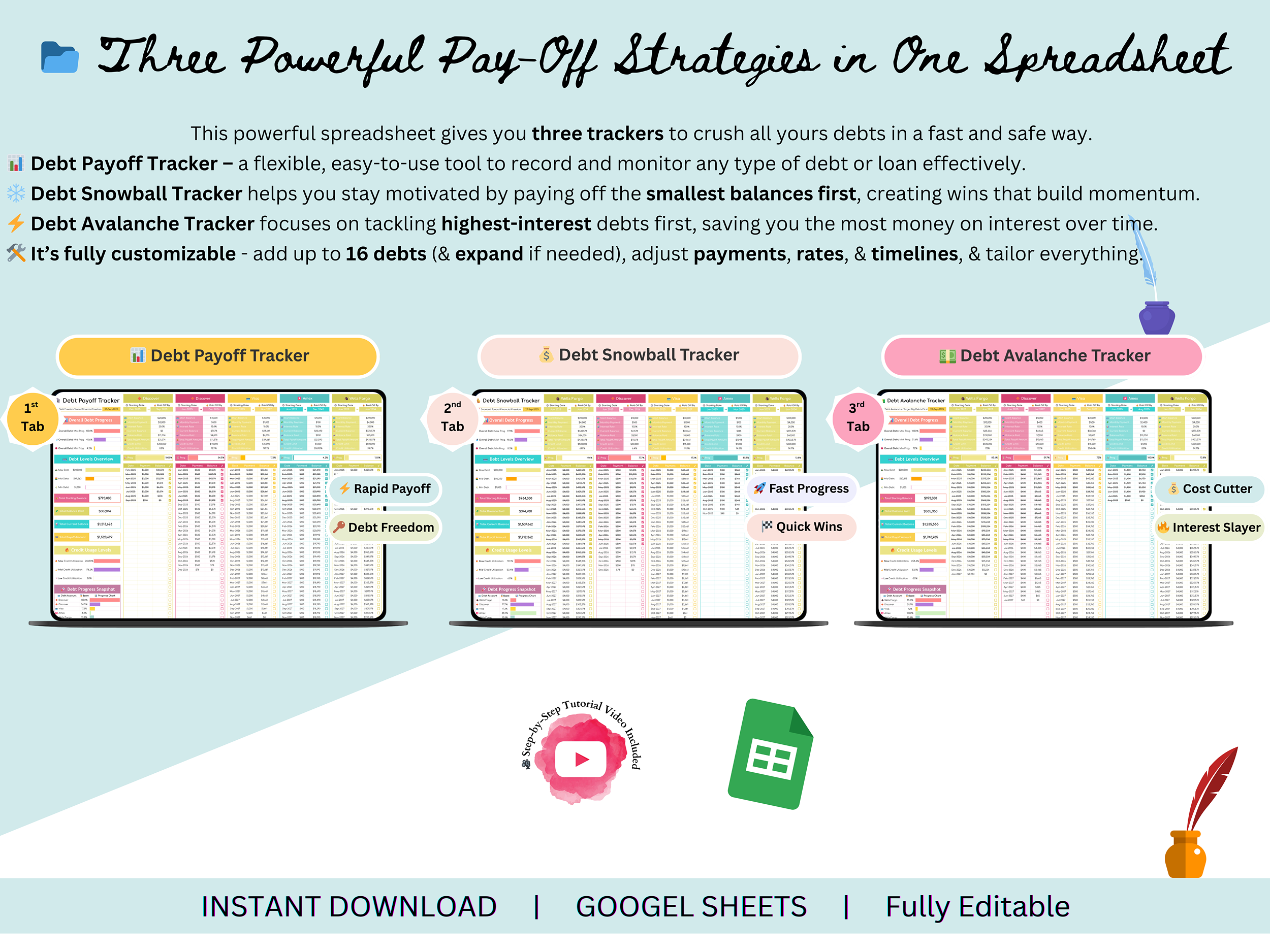 Debt payoff tracker google sheets - Eloquens