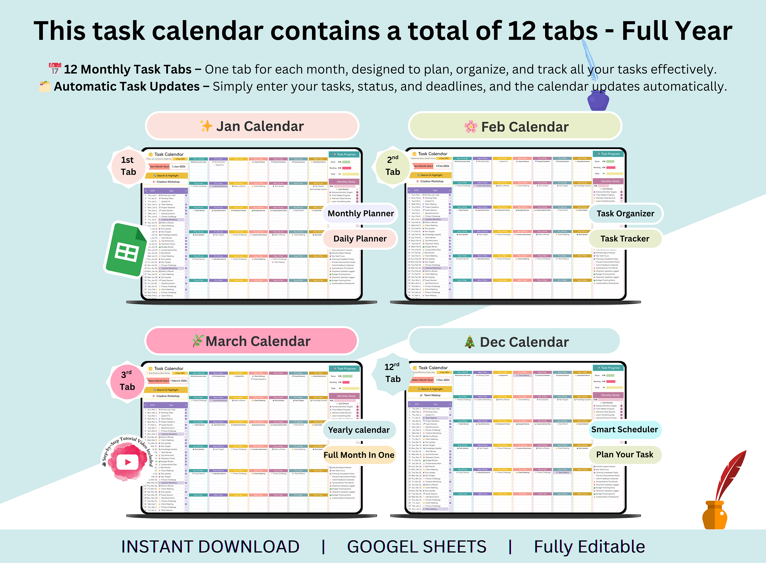 Task Calendar - Eloquens