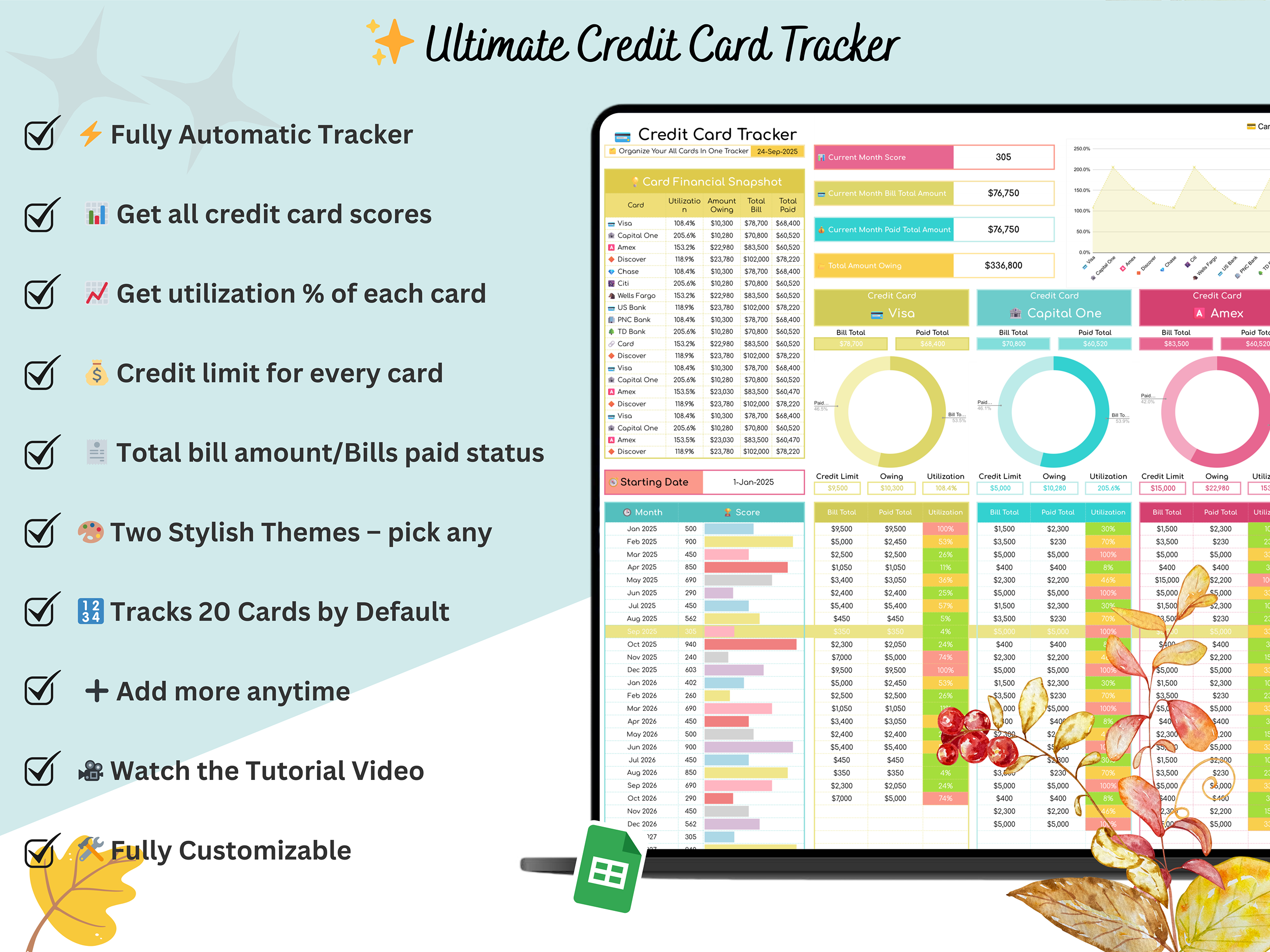 Credit Cards Tracker - Eloquens