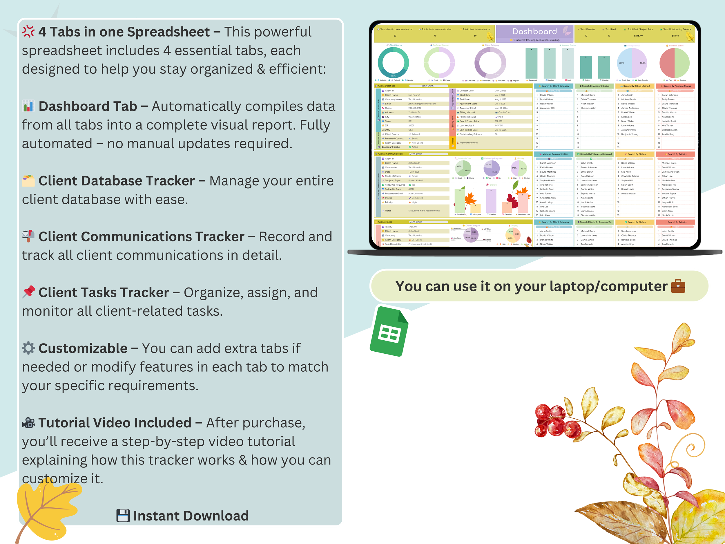 Client Tracker - Eloquens
