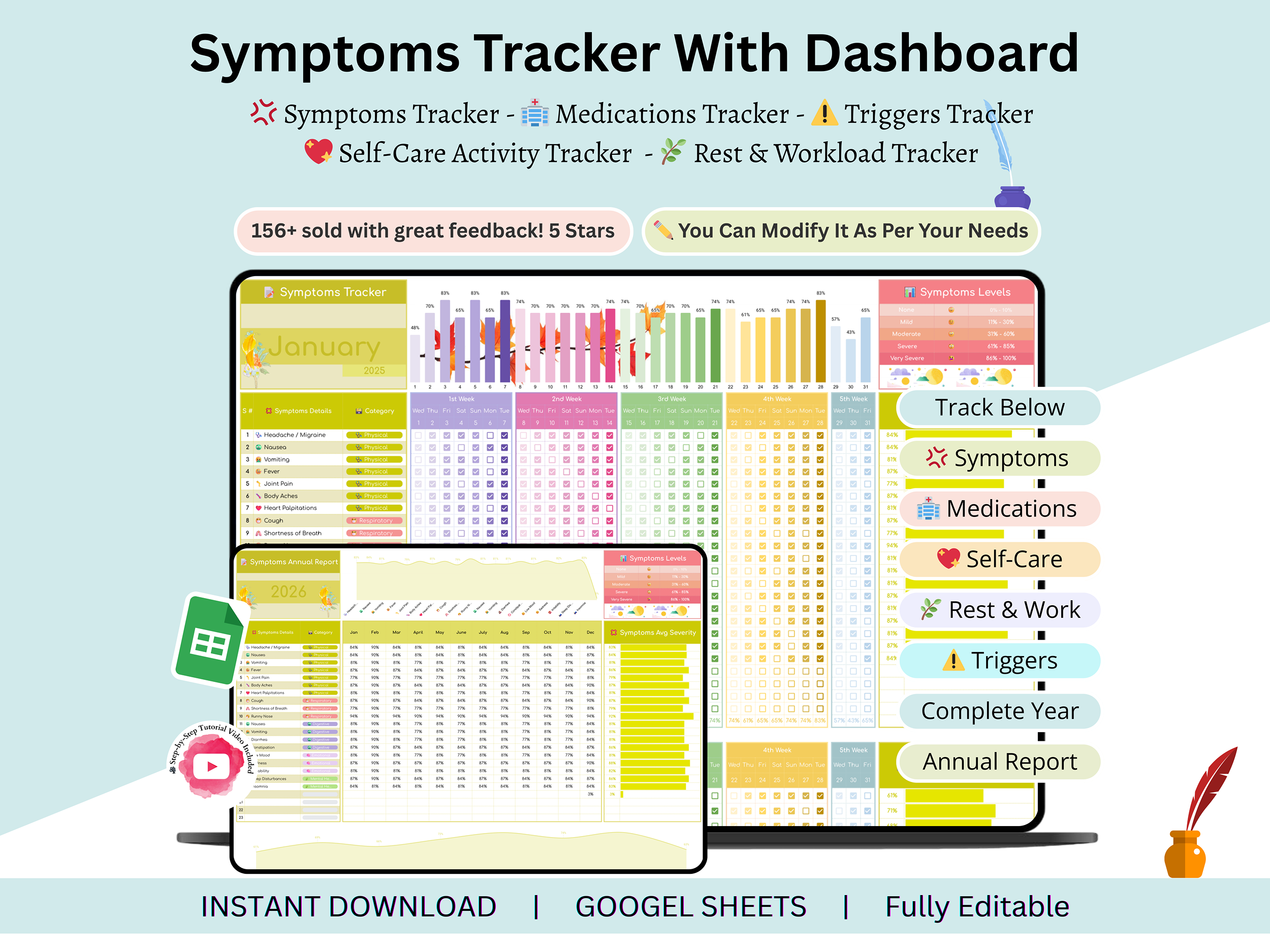 Symptoms tracker - Eloquens